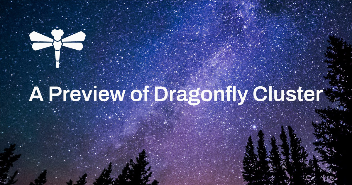 A Preview of Dragonfly Cluster